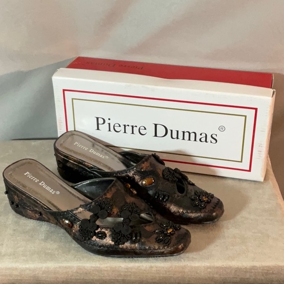 Pierre Dumas | Shoes | Pierre Dumas Wedge Mule | Poshmark
